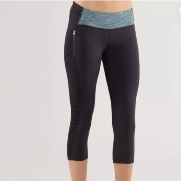 lululemon athletica | Pants & Jumpsuits | Lululemon Run Crop Capri ...